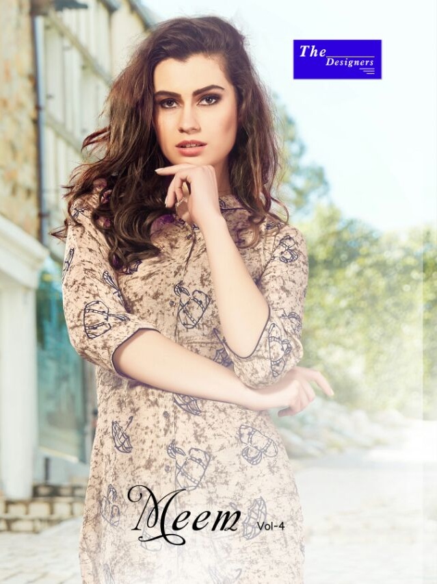 The Designer Meem Vol 4 Catalog Cotton Rayon Digital Prints Fancy ...