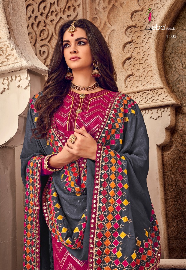Eba Lifestyle Mount Black Vol 4 1103-1107 Series Fancy Party Wear ...