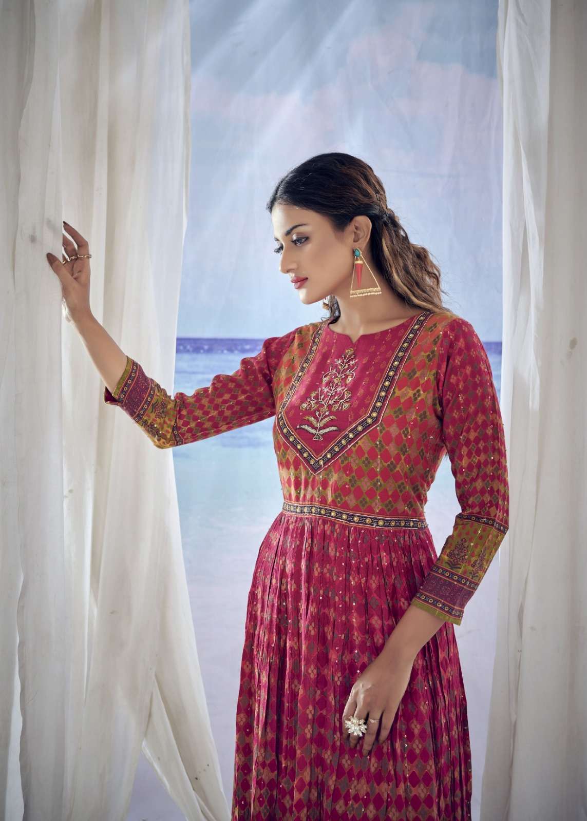 amoha kig design colour by amoha latest designer readymade party wear ...