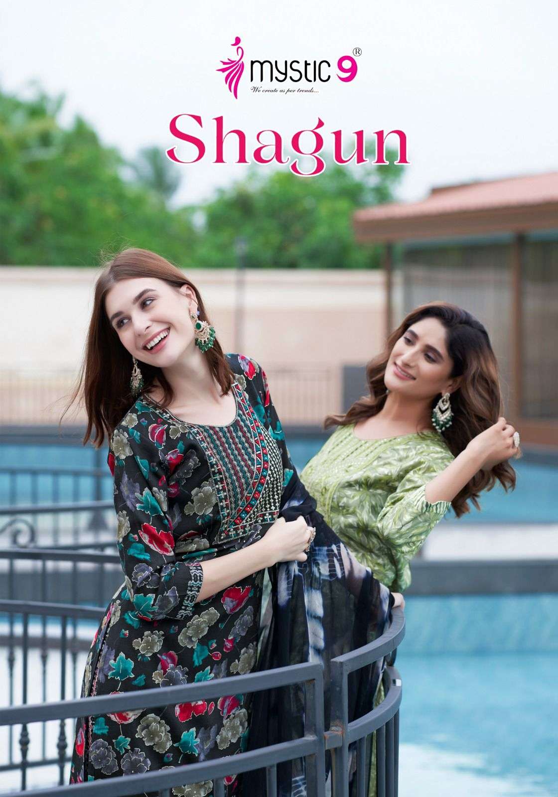 mystic shagun vol-6 6001-6008 series rayon capsule printed kurtis ...