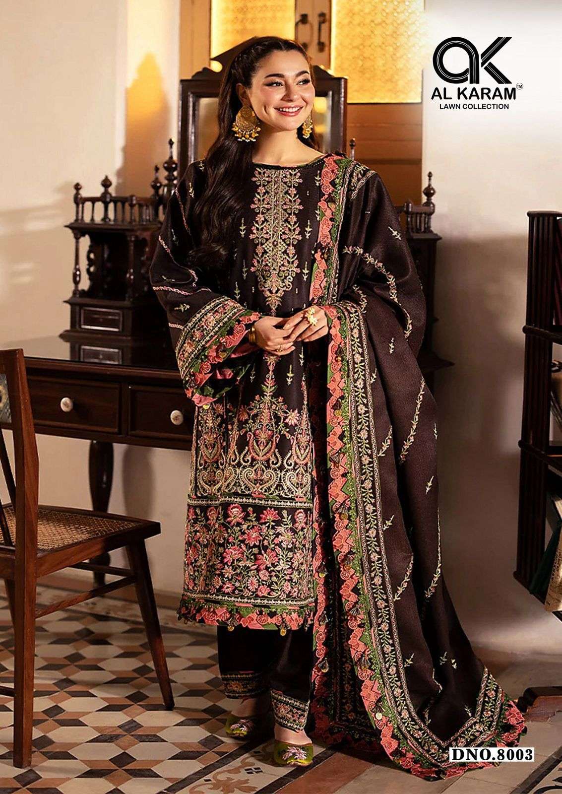 ai karam qeens court vol 08 8001-8006 series cambric best design ...