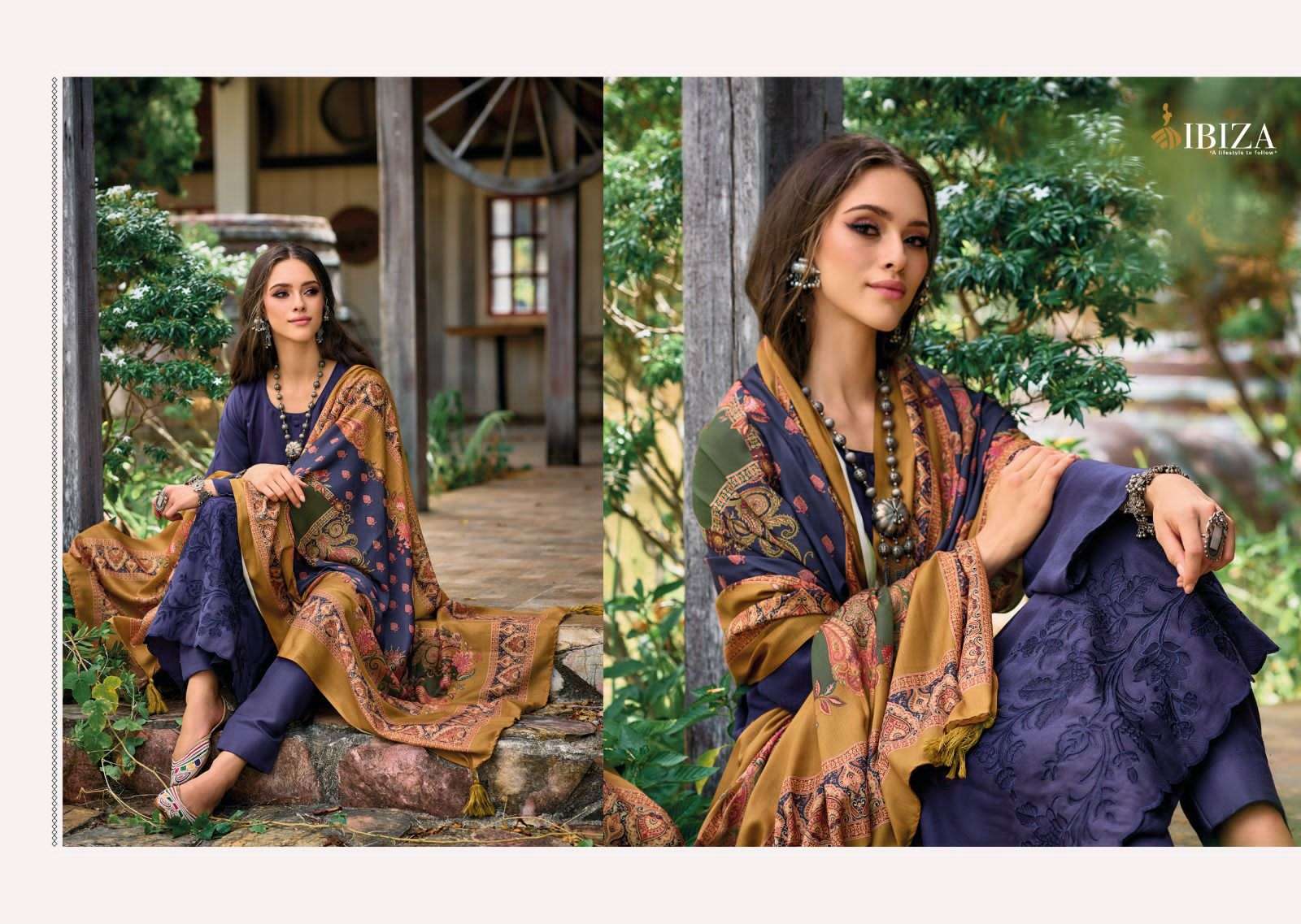 ibiza gulnaz vol-2 10531-10538 series designer pakistani salwar kameez ...